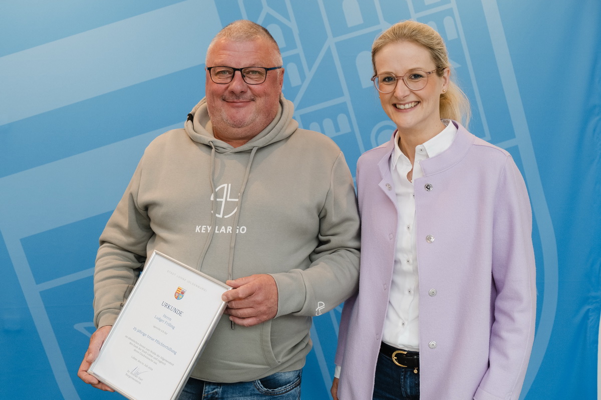 Ludger Frilling seit einem Vierteljahrhundert im öffentlichen Dienst