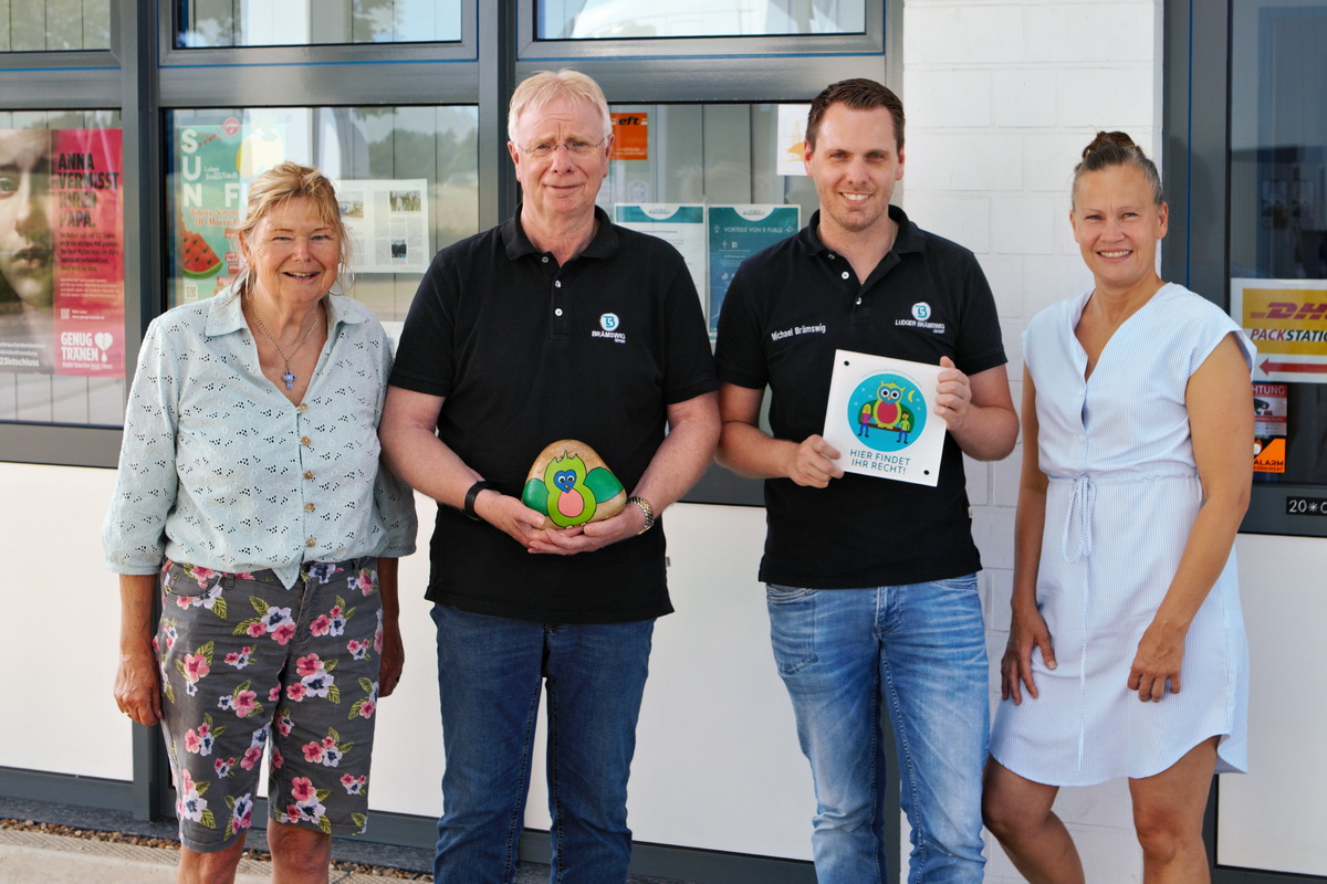 „Hier-findet-ihr-Recht“-Eule: Brämswig macht mit